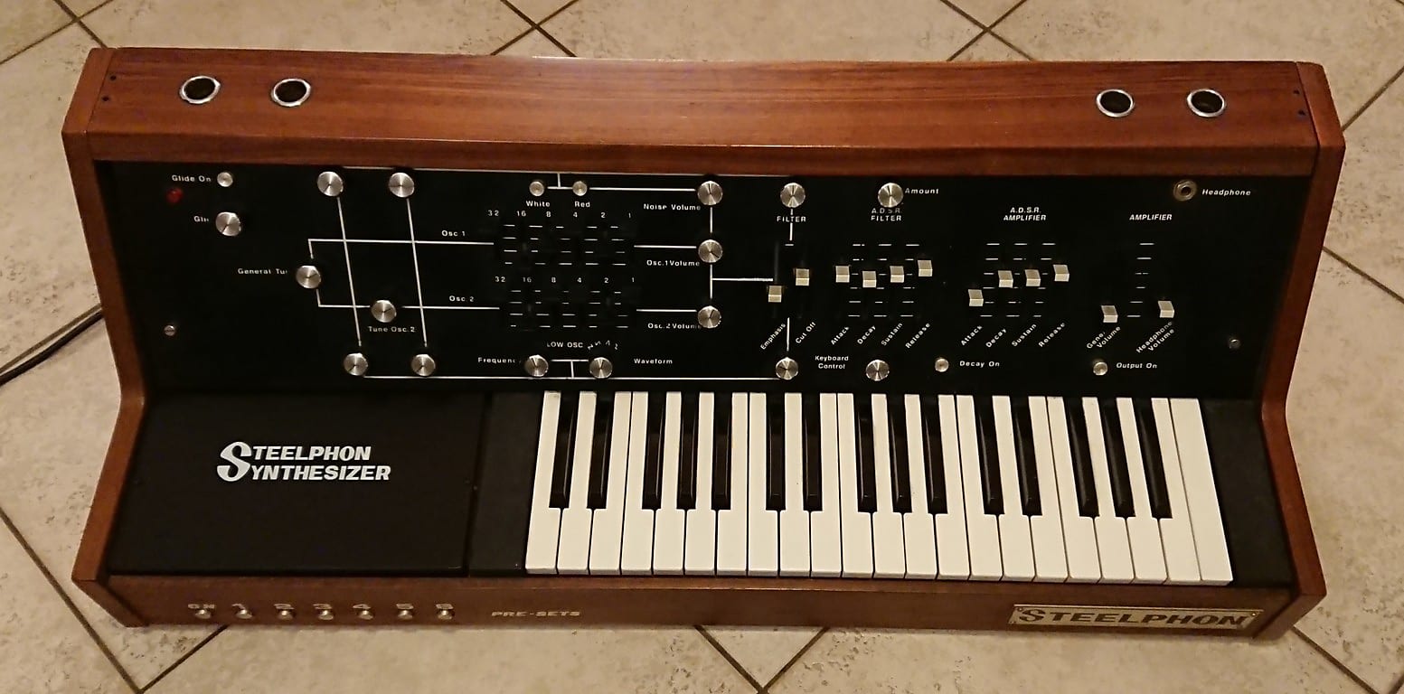 MATRIXSYNTH: STEELPHON S900 Vintage Analog Italian Synth