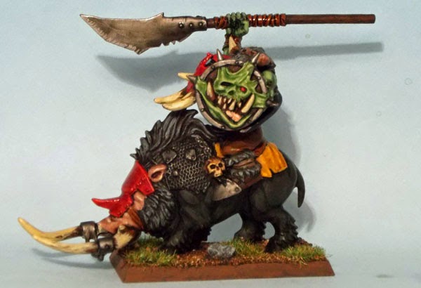 Tom's Toy Soldiers: Orc Warboss on Boar