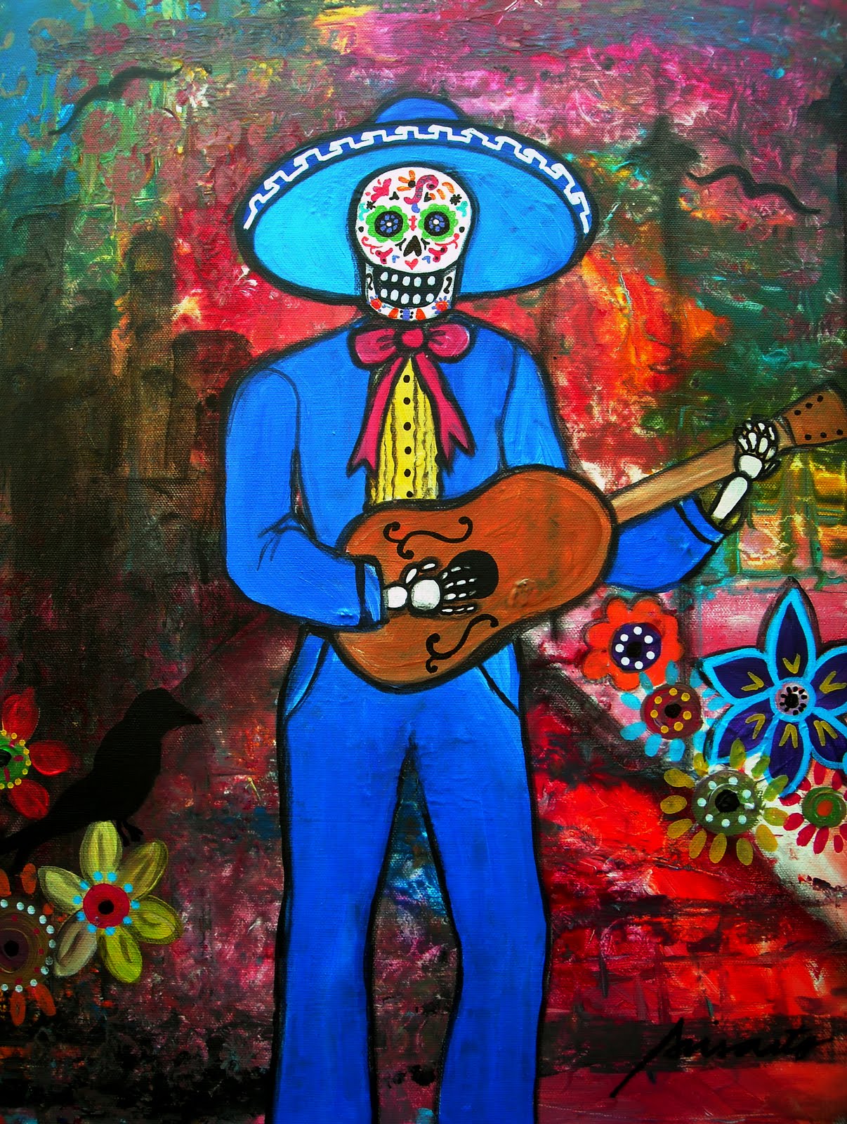 Gallery of Modern Folk Artist Pristine Cartera-Turkus: Dia de los ...