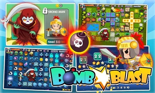 Games Android Hvga: Bomb Blast v1.4 Apk Mod [Unlimited Gold]