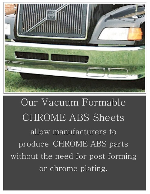 Vacuum Formable Chrome Plastic Sheets: Thermoforming Chrome sheet