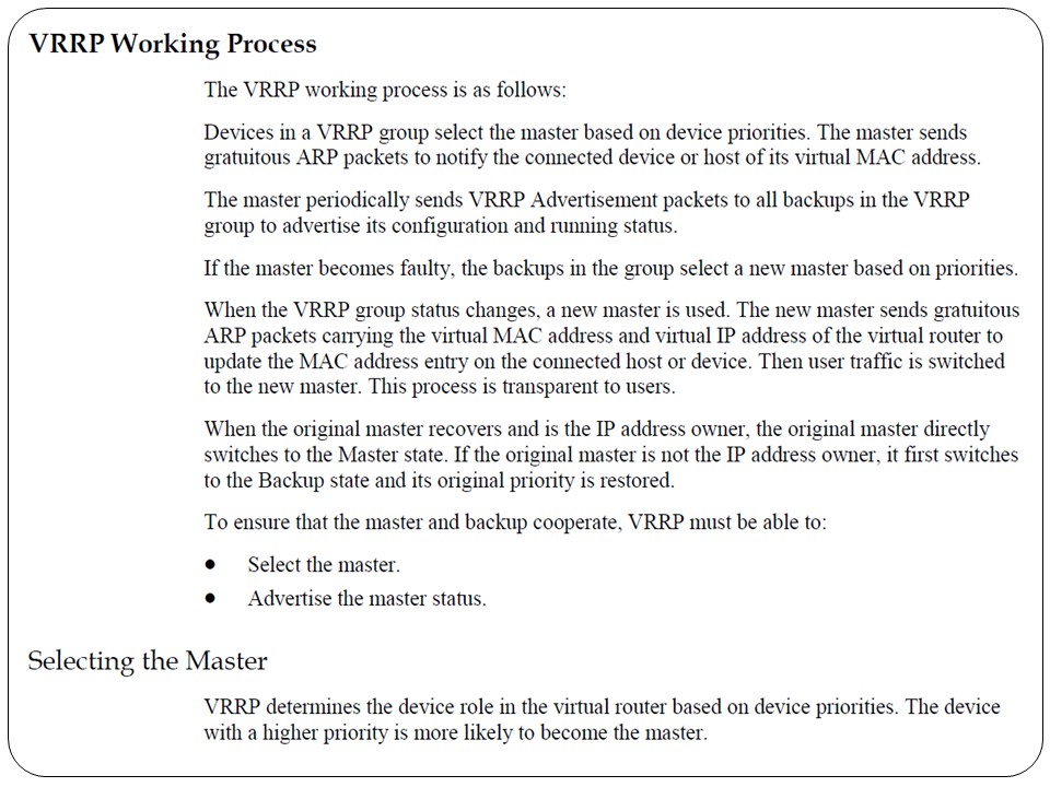 Networking And Scripting : VRRP-Explanation with Example