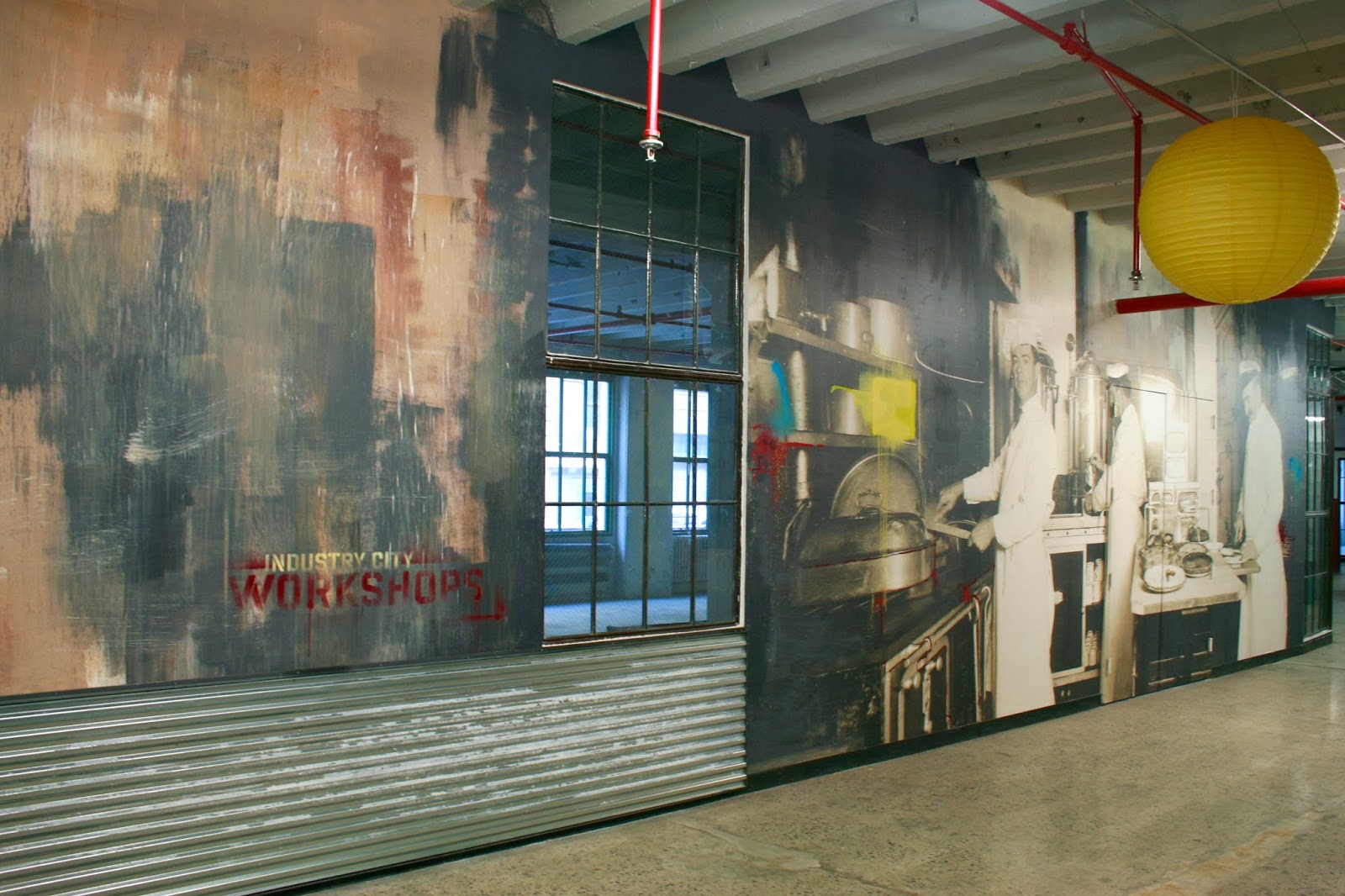 Concepts to Live By: Industry City Food Hall Mural