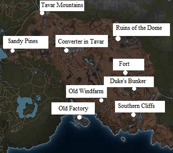 Elex: Teleporters in Edan, Abessa, Tavar and Ignadon