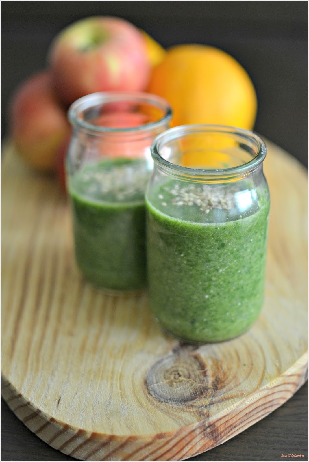 Sweet my Kitchen: Sumo verde de espinafre e laranja