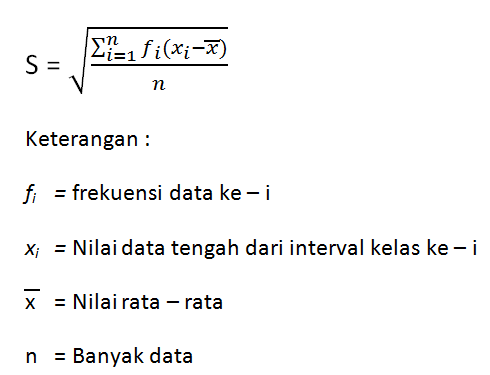 Rumus Statistika Data Tunggal dan Kelompok ~ Flash