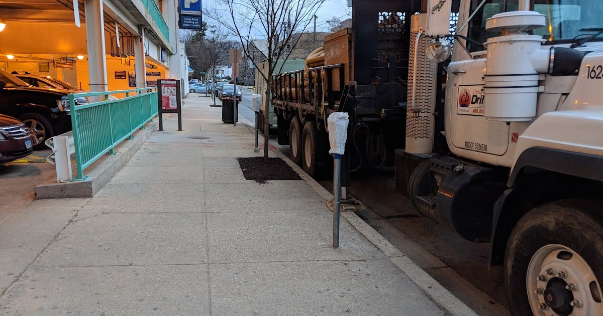 Robert Dyer @ Bethesda Row: Sidewalk reopens, but drilling truck remains