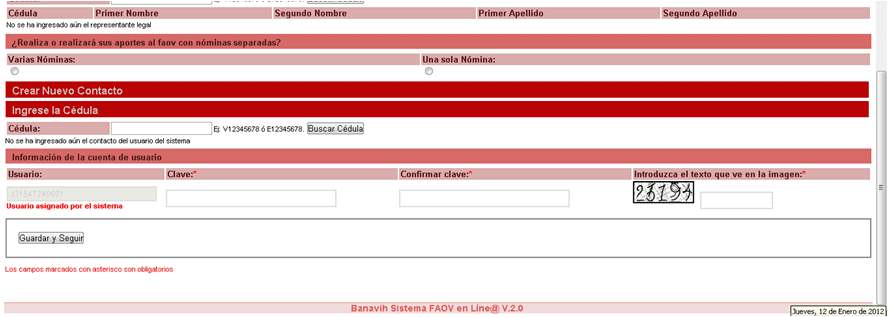 PASOS PARA REALIZAR LA INSCRIPCIÓN EN FAOV (BANAVIH) VENEZUELA