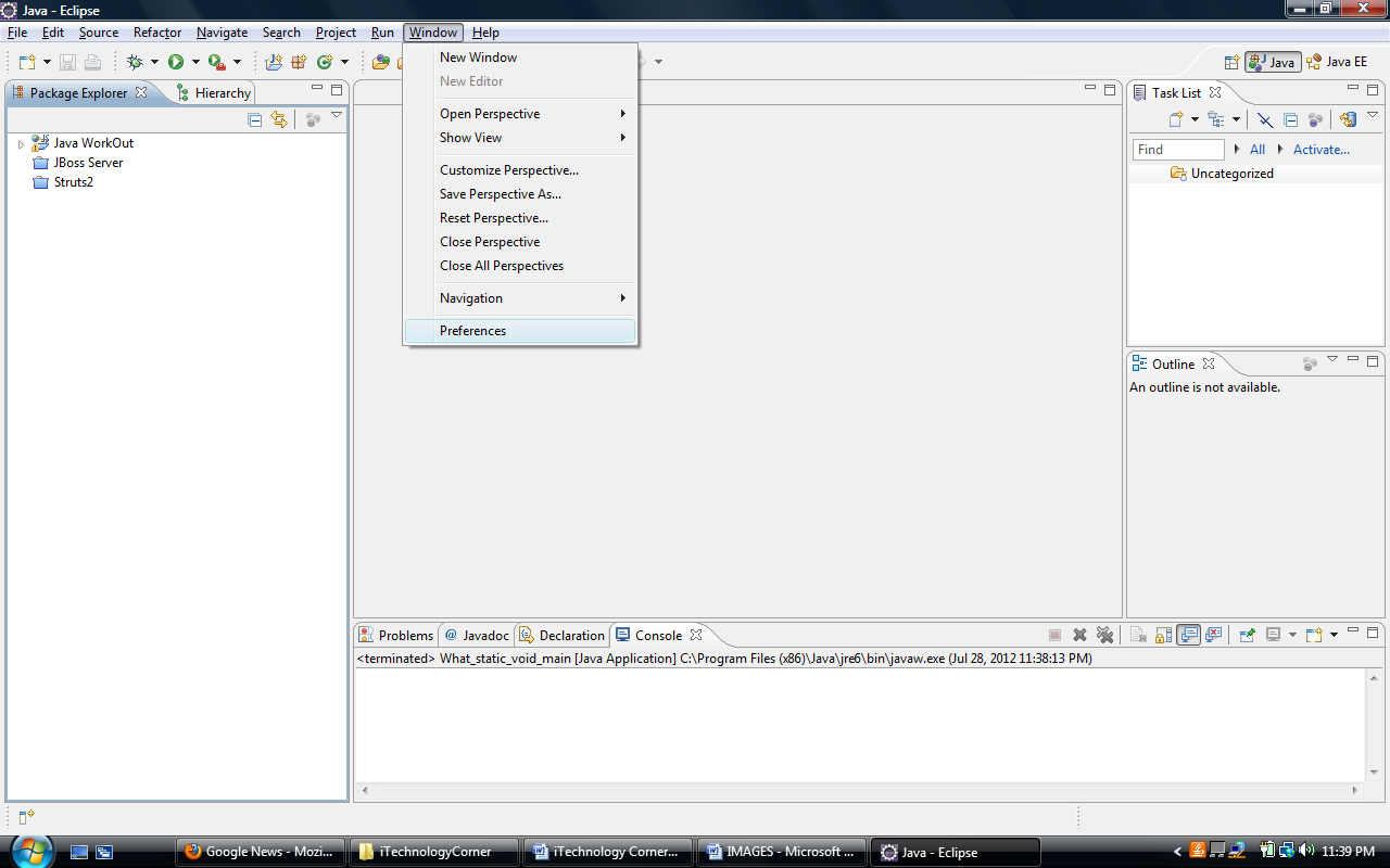 iTechnologyCorner: How to Set Heap Memory in Eclipse