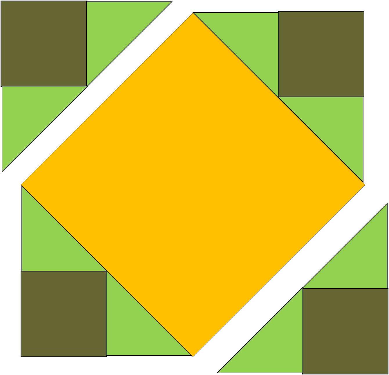 Patchwork en Casa - Patchwork with Love: Bloque de la Semana: Rombo central