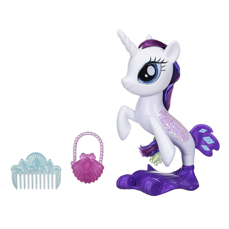 My Little Pony Glitter & Style Seapony Rarity Brushable Pony | MLP Merch