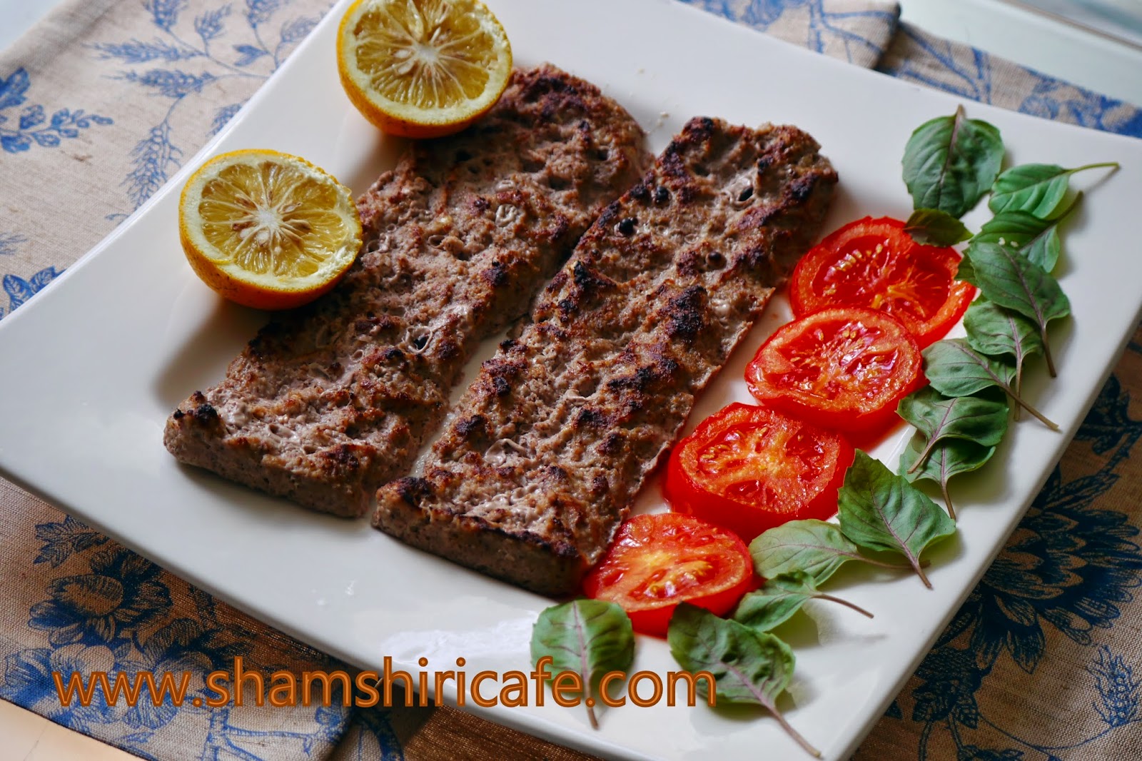 Persian style pan kebab