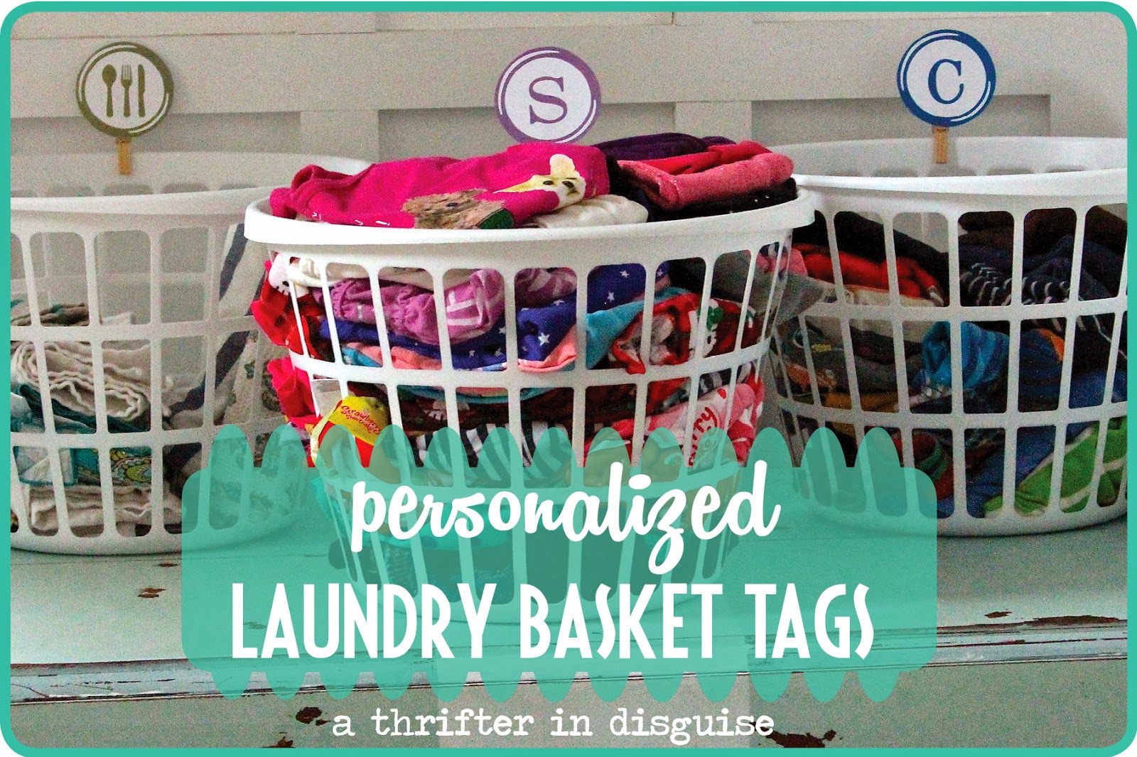 A Thrifter in Disguise: An Organized Laundry Folding Station