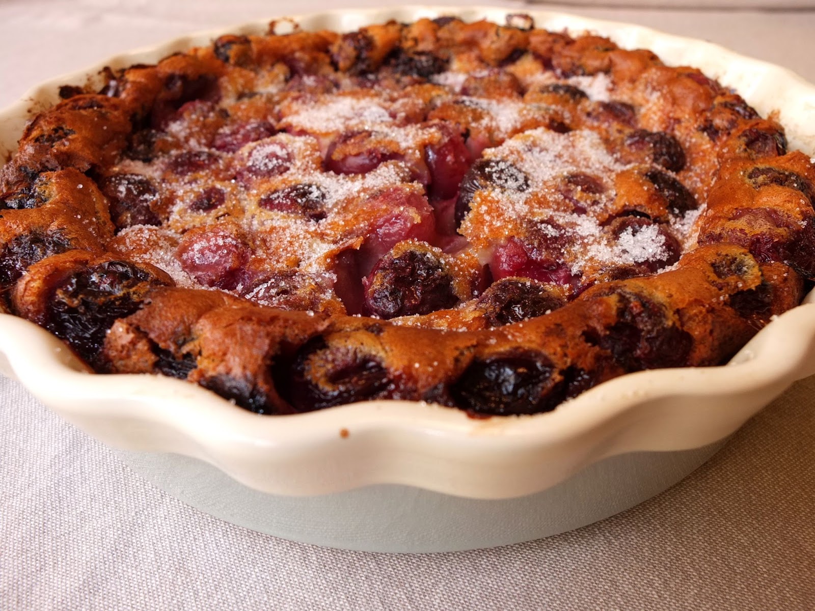 Cocinando con Lola García: Clafoutis de cerezas, sencillo