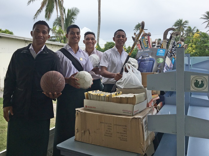 Thomsons In Tonga: Takuilau College School Furniture Delivery