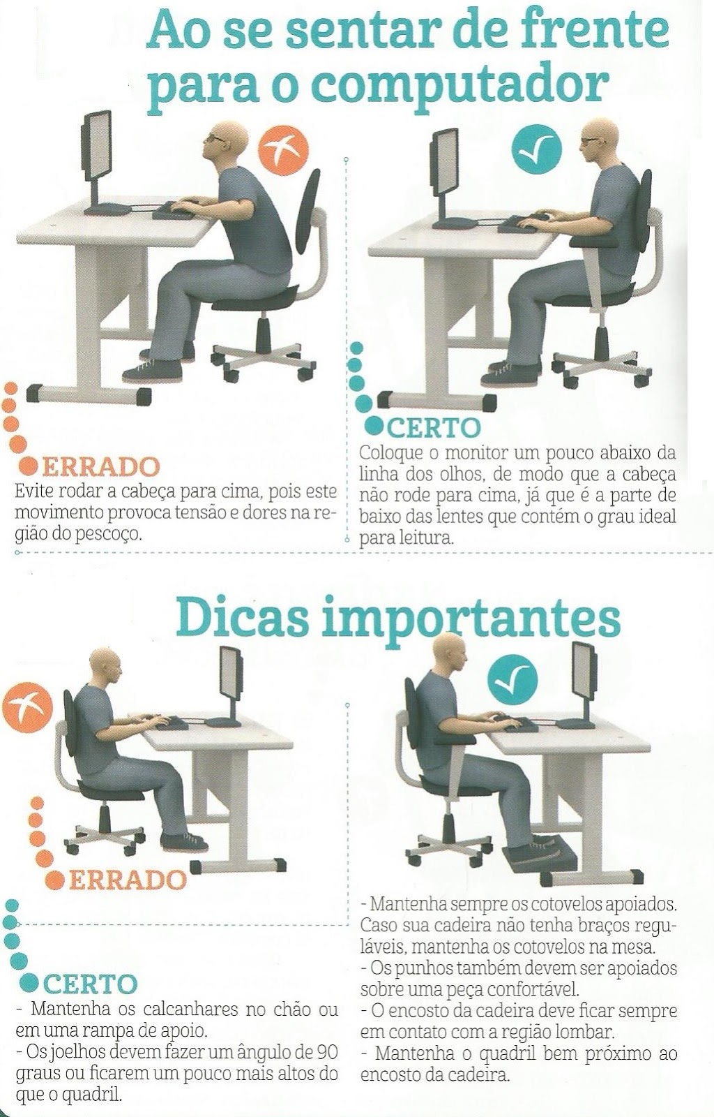 Postura Correta Para Quem Trabalha No Computador No H - vrogue.co