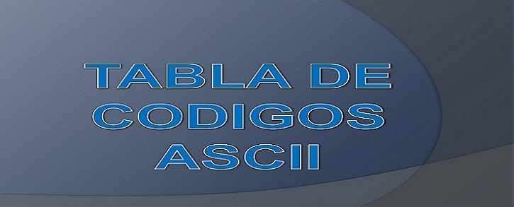 Tabla de Códigos ASCII más Comunes - Programación en Microsoft Visual ...