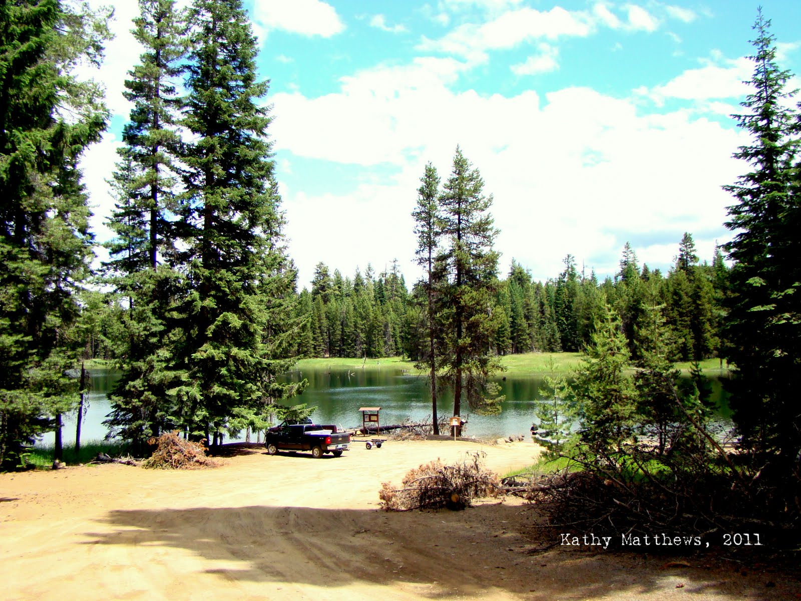 Central Oregon: Crane Prairie Reservoir: Browns Mountain Boat Landing