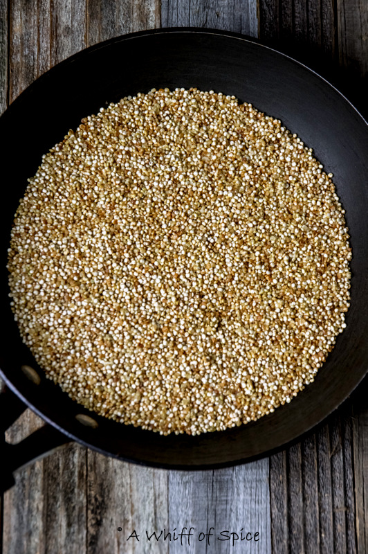 Toasted Quinoa, Dark Chocolate and Peanut Butter Cups