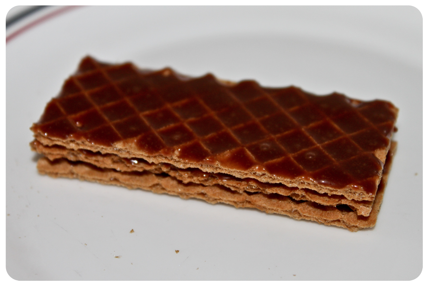 El rincón de los postres: Gelleta de barquillo