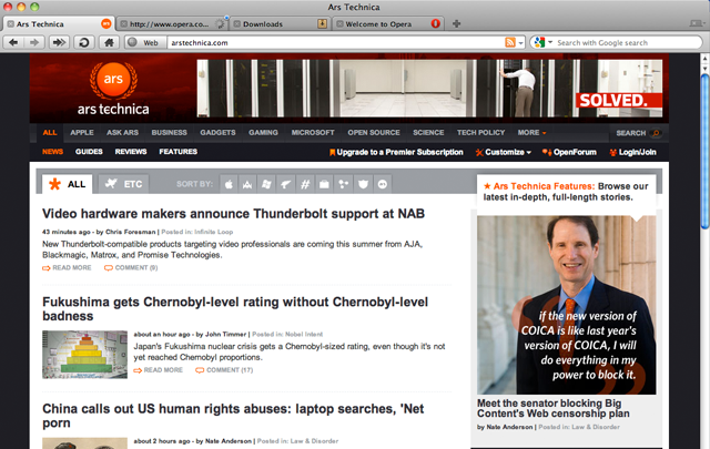 Information on opera web browser - mpobc