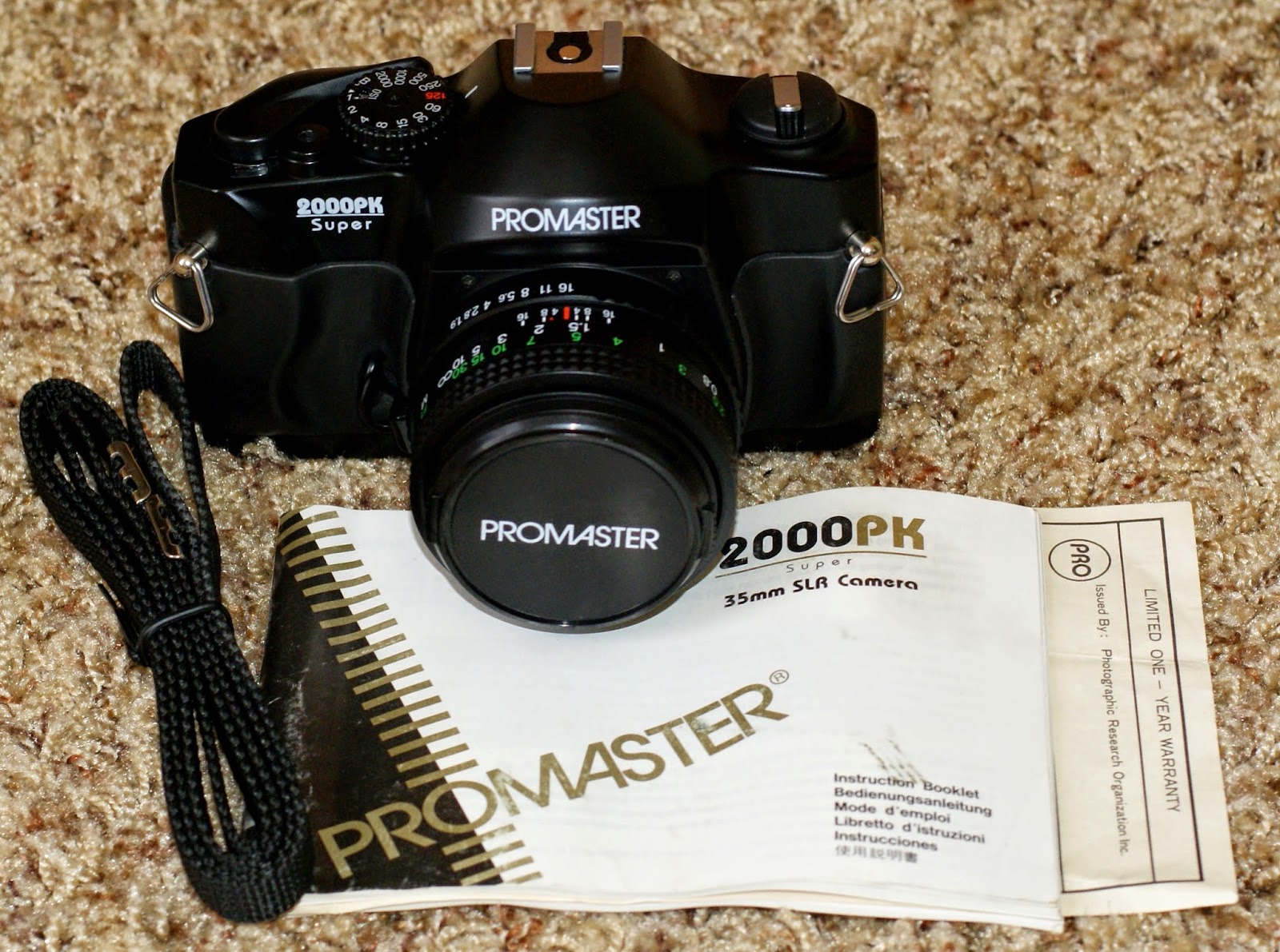 The Chens: The User's Review: Promaster 2000PK Super 35mm Film Camera