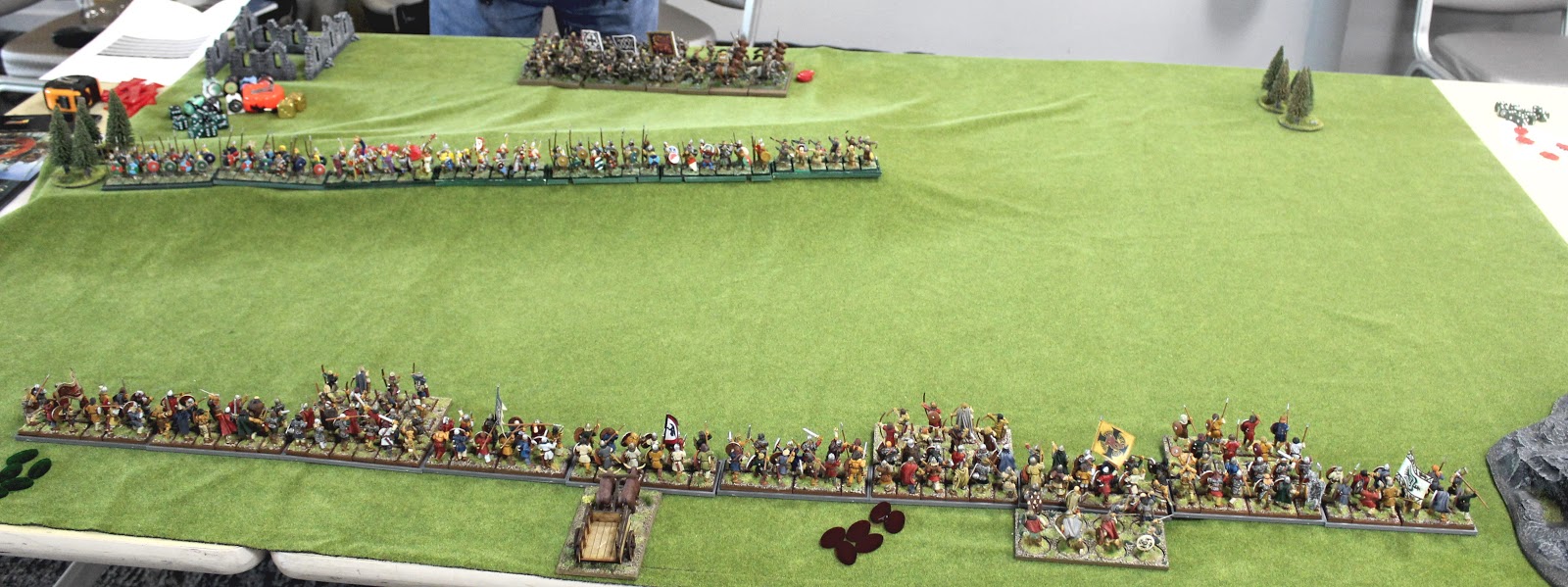 Bucellarii: Battle of Ashdown 871 AD Dux Bellorum Game