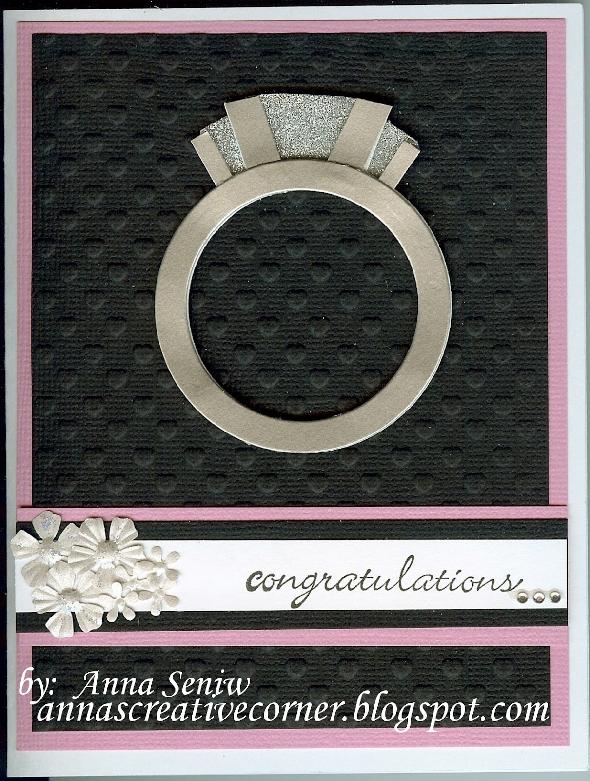 A Peek Inside The Creative Corner: Happy Engagement Card!