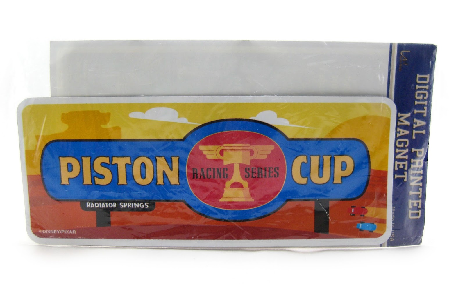 Dan the Pixar Fan: Cars: Piston Cup Magnetic Bumper Sticker