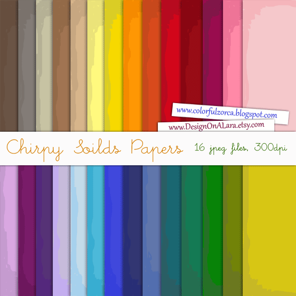 Colorful Z_orca: Digital Freebies