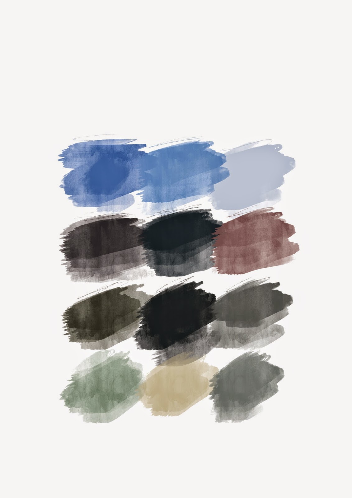 Visual Communication Design - Liam Gray 14068619: Colour Pallets