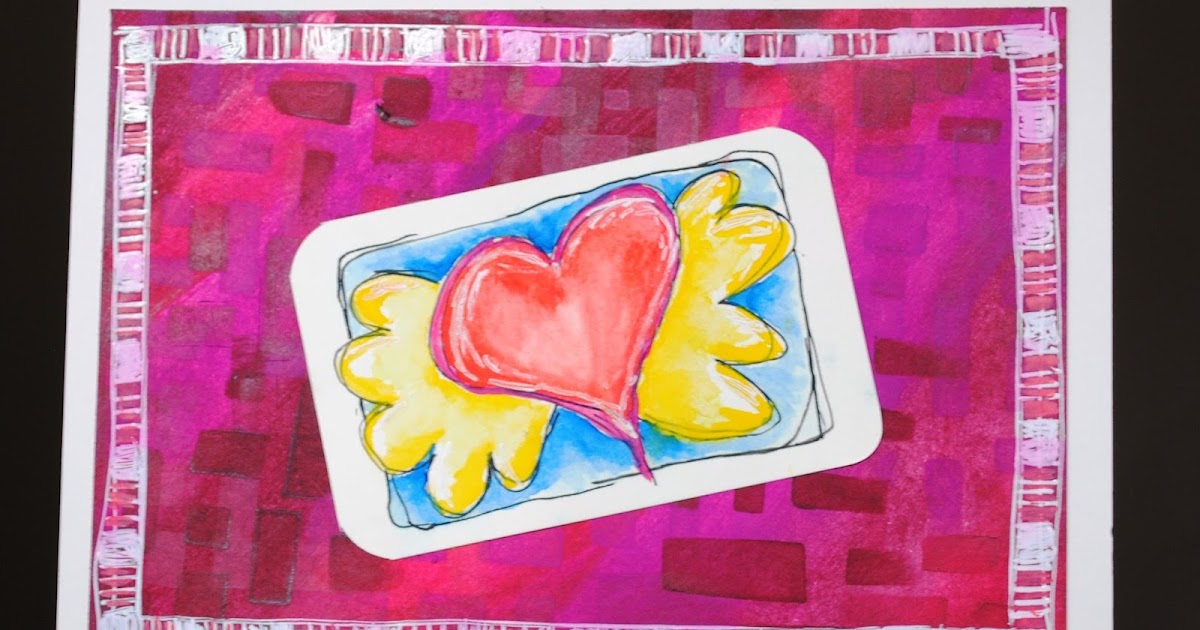 Good Golly, Ms. Molly!: Flying Heart Card
