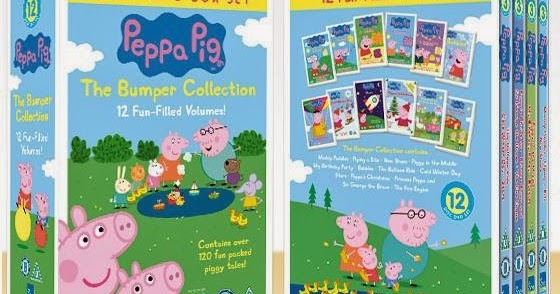 Peppa Pig - The Bumper Collection 12 Disc (Vol 1-16) - Tủ Sách Của Bạn