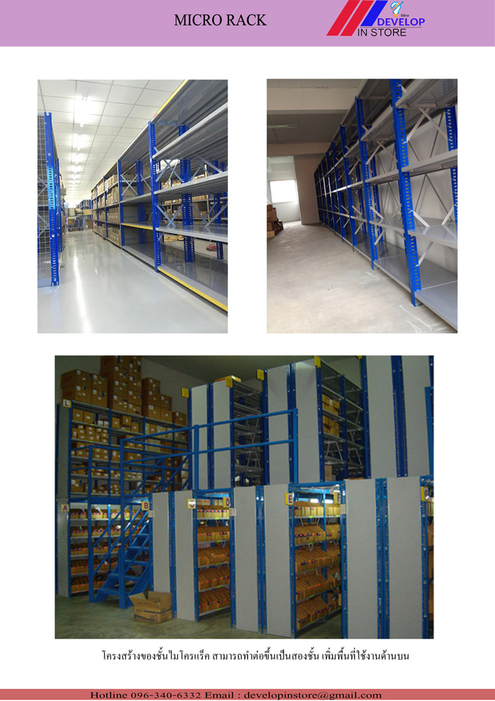 ชั้นวางของ ชั้นวางสินค้า: Micro Rack ชั้นวางสินค้า ราคาถูก