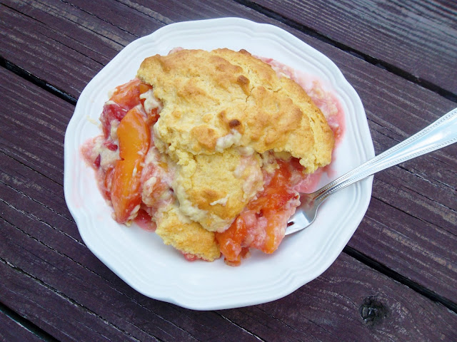 Our Beautiful Mess: TWD: Johnnycake Cobbler with Pluots