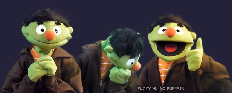 Fuzzy Hijinx Puppets: Dan's Puppet- Past Work: