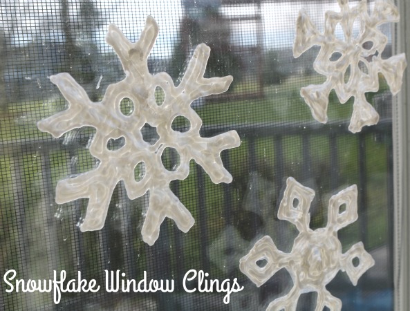 DIY Snowflake Window Clings: So Simple Kids Can Make! | School Time ...