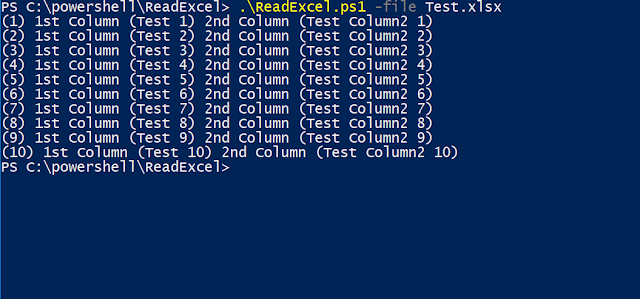 Powershell Read An Excel File