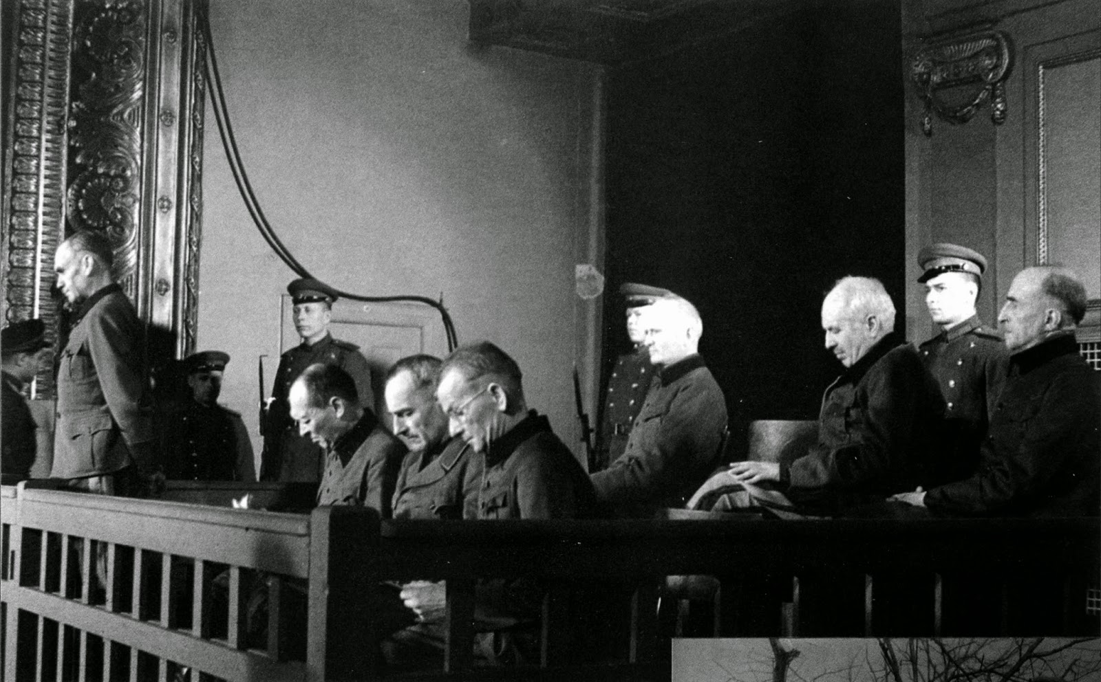 NAZI JERMAN: Foto Persidangan Tokoh Nazi di Pengadilan Penjahat Perang