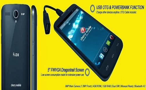 Cherry Mobile Fuze: 5-inch quad-core phone with 4000 mAh battery at Php ...