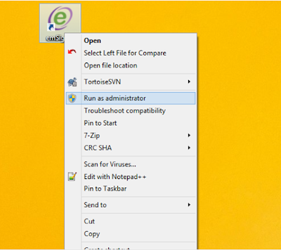Download, install and activate emSigner for MCA