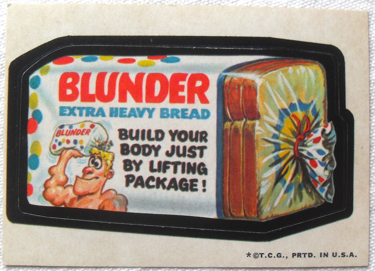 ART SKOOL DAMAGE : Christian Montone: 1973 Wacky Packages Stickers (2nd ...