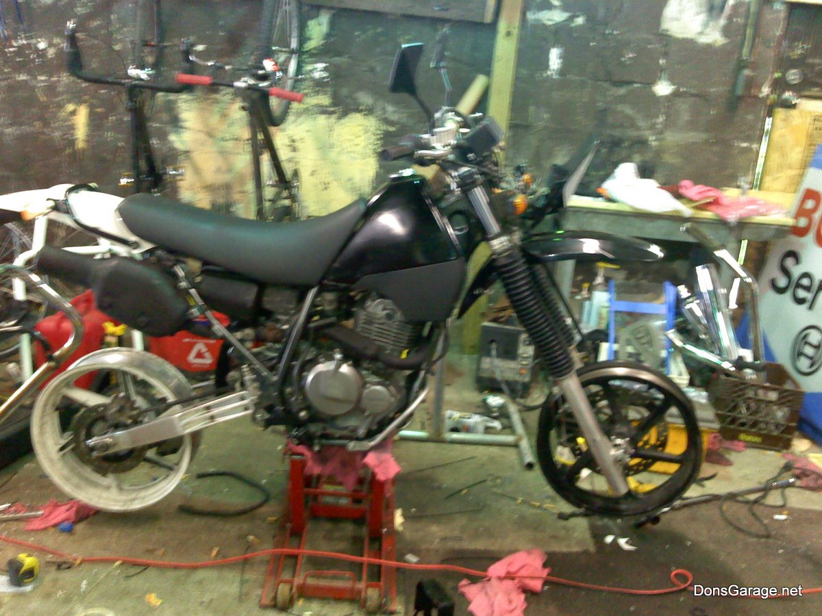 Don's garage: DR350 Supermoto Project