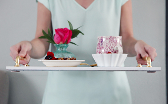 DIY Brass Handle Marble Tray (an easy High/Low project!) | IHeart ...