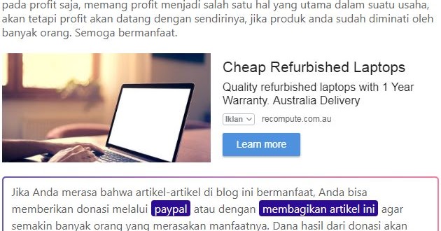 Cara Membuat Pesan Penutup Artikel Otomatis Seperti Kompi Ajaib