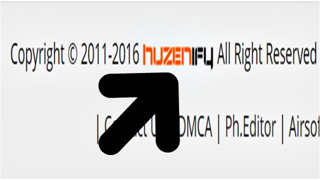 Mempercantik Tampilan Footer Copyright Pada Blog - Huzenify