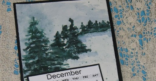 Ink Stains: 2016 Watercolor Technique Calendar - December