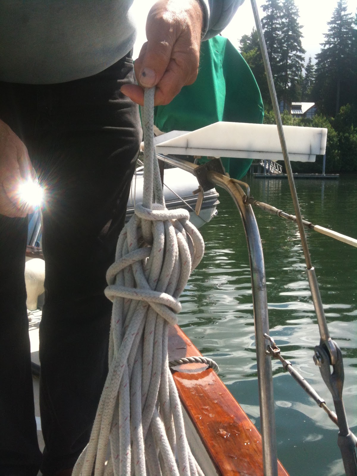 Windborne in Puget Sound: How to: Coil a line