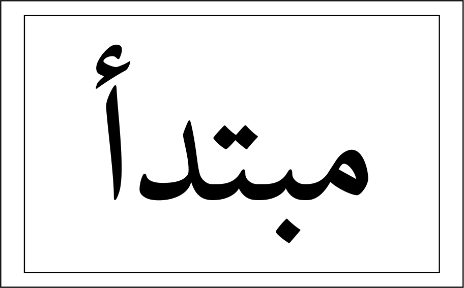 مبتدأ (Mubtada') dan Penggunaannya dalam Kalimat