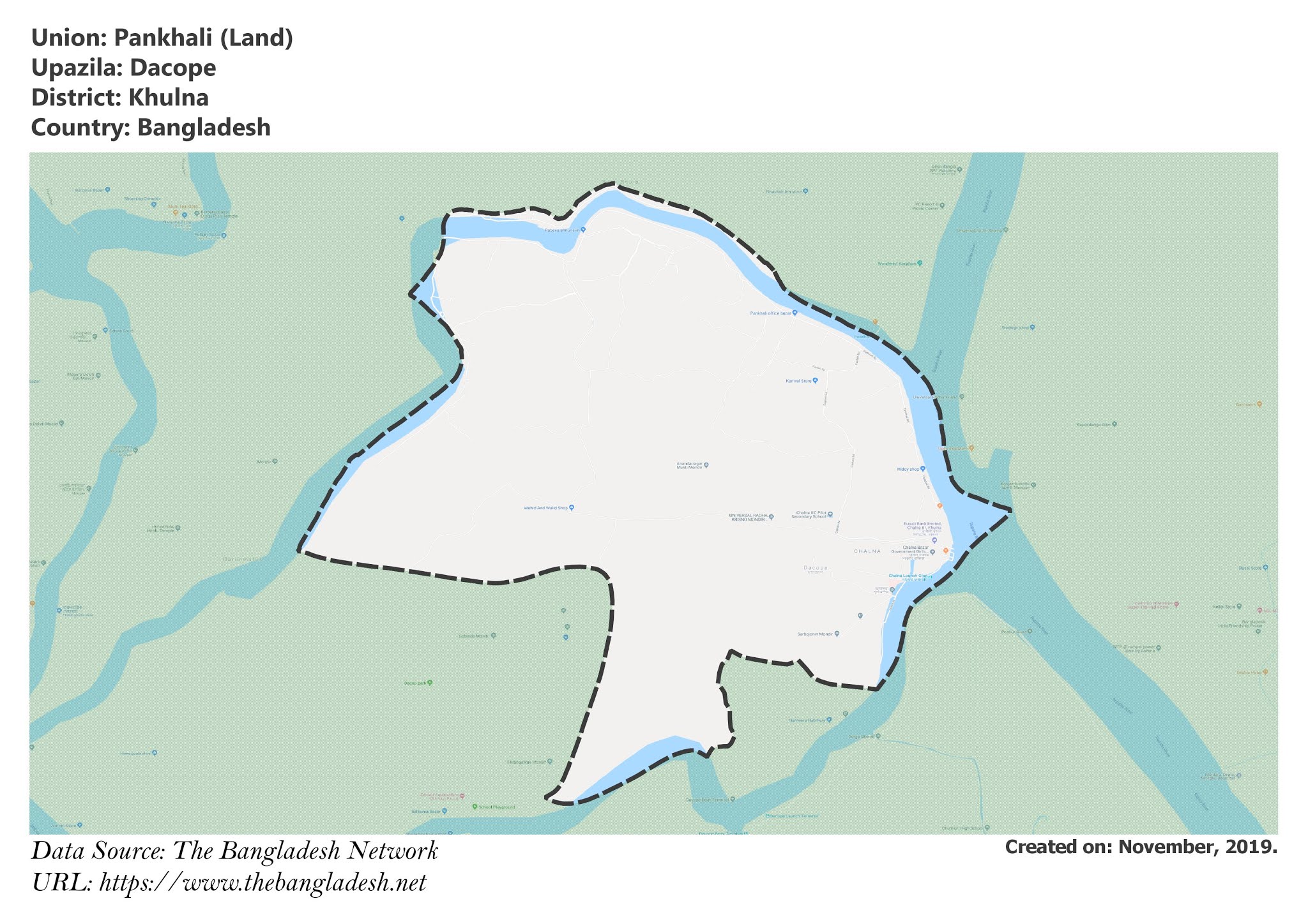 Pankhali Union, Khulna